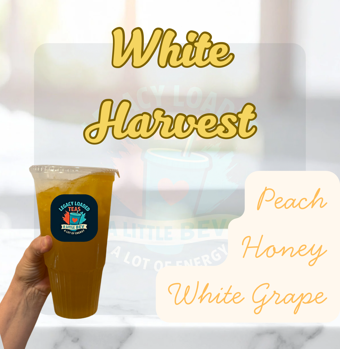 White Harvest Loaded Tea – Legacy Loaded Teas